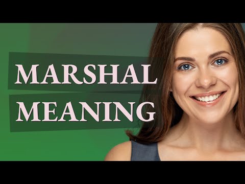Marshal | meaning of Marshal