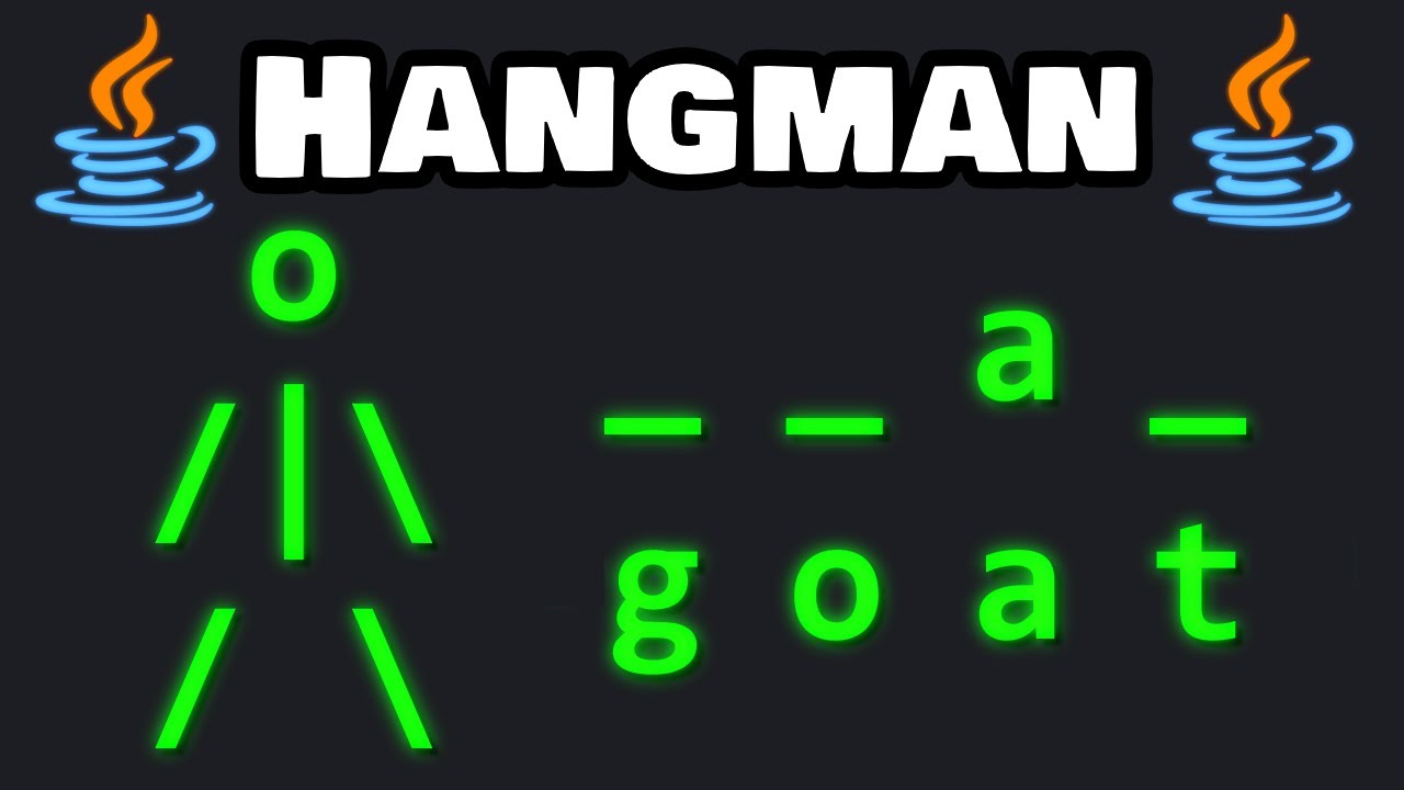 Code this hangman game in Java! 🕺