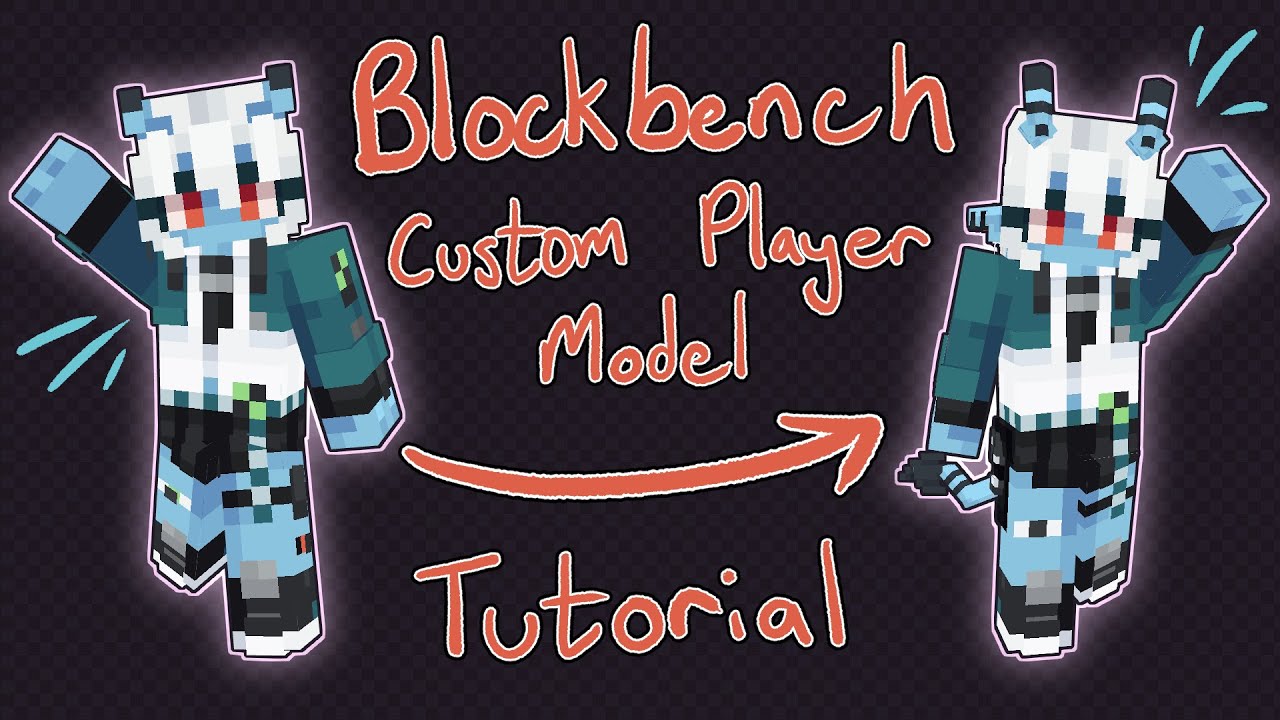 How to use BLOCKBENCH for the CUSTOMIZABLE PLAYER MODELS mod!!! (Tutorial) (JAVA ONLY.)