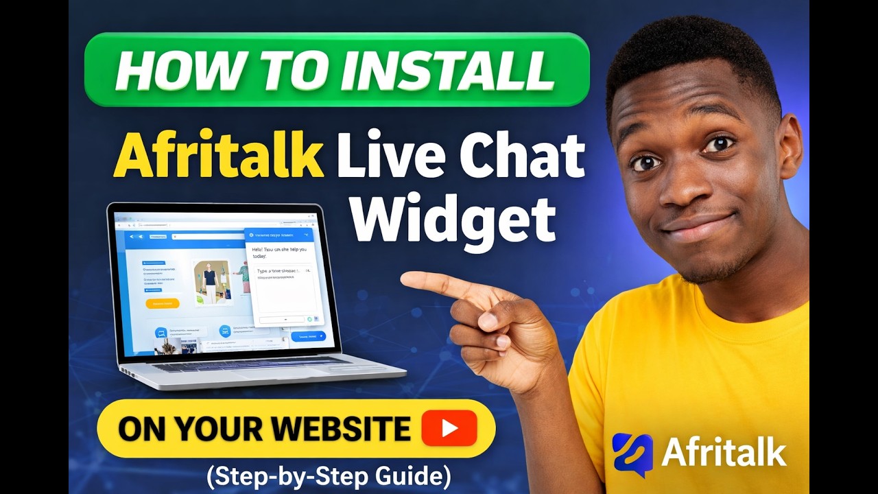 How to Install the Afritalk Live Chat Widget on Your Website (Step-by-Step Guide) #livechat
