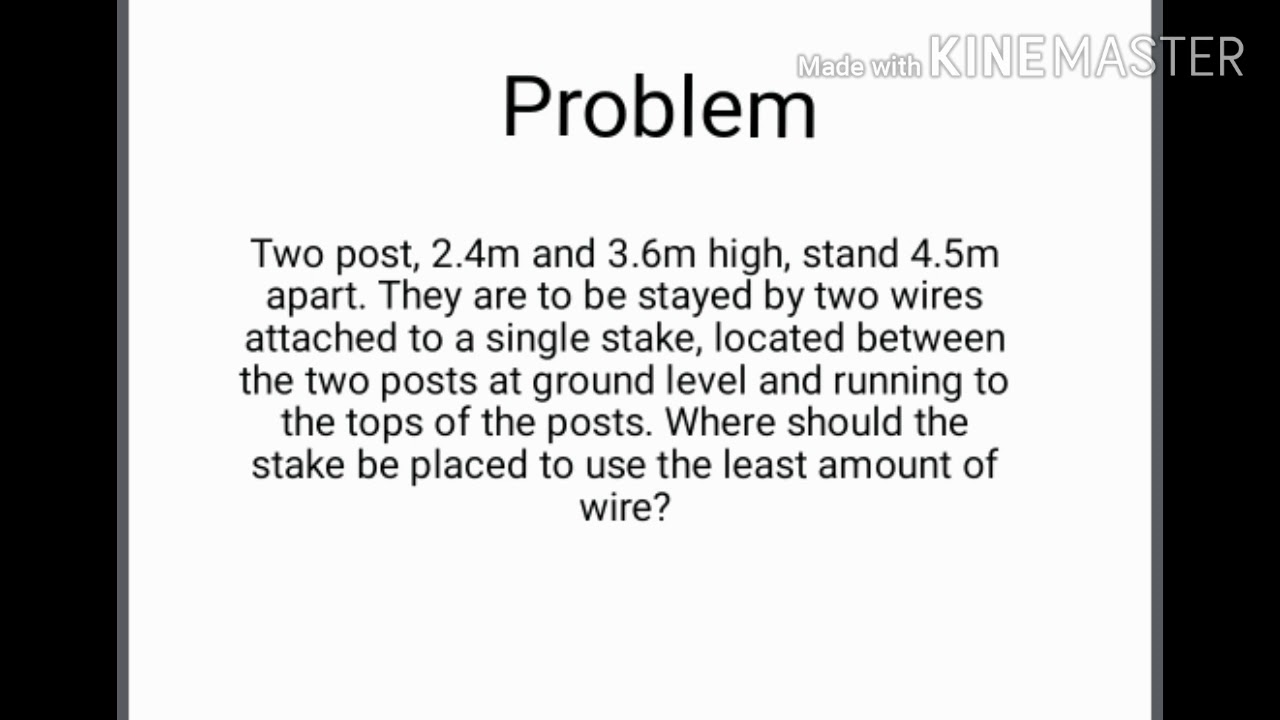Shortcut solution in some maxima-minima math problems V1
