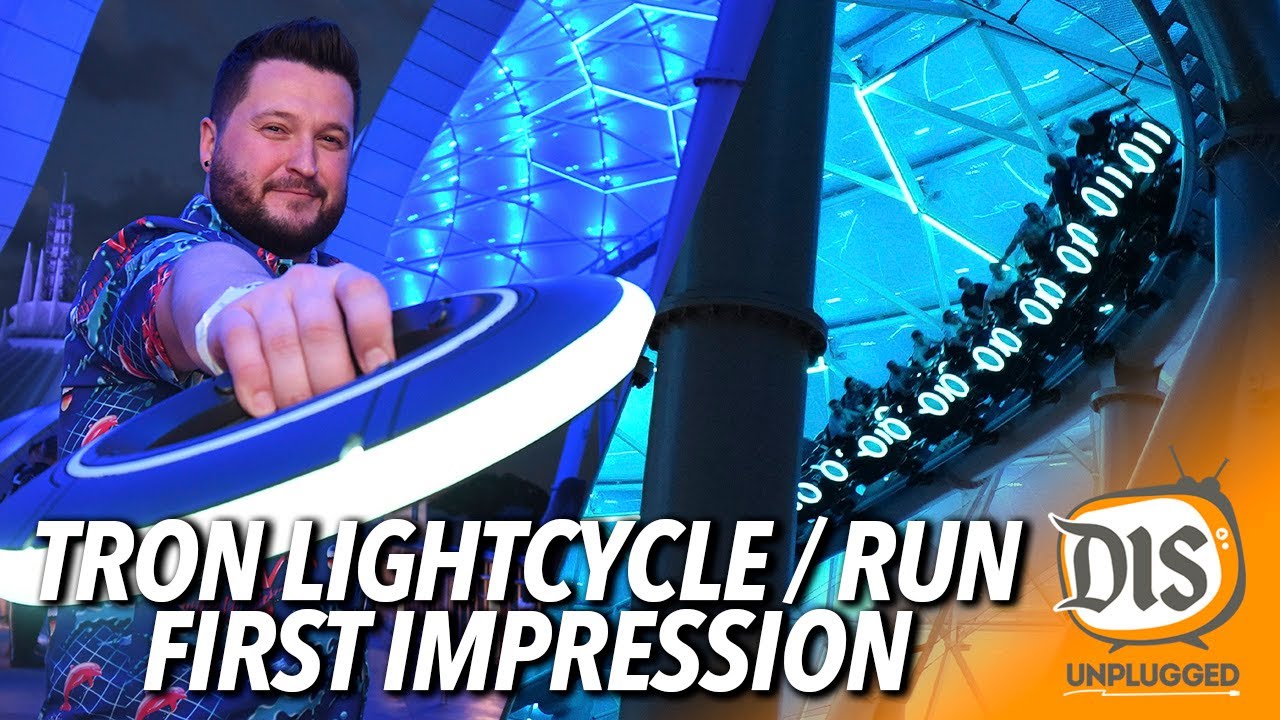 MyDisneyFix | I Got Lost in the Grid on TRON Lightcycle / Run | First ...