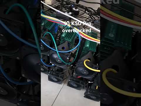 KS0 Pro overclocked 340GH/s #kaspa #crypto #cryptocurrency #cryptocurrencies #kas #investment