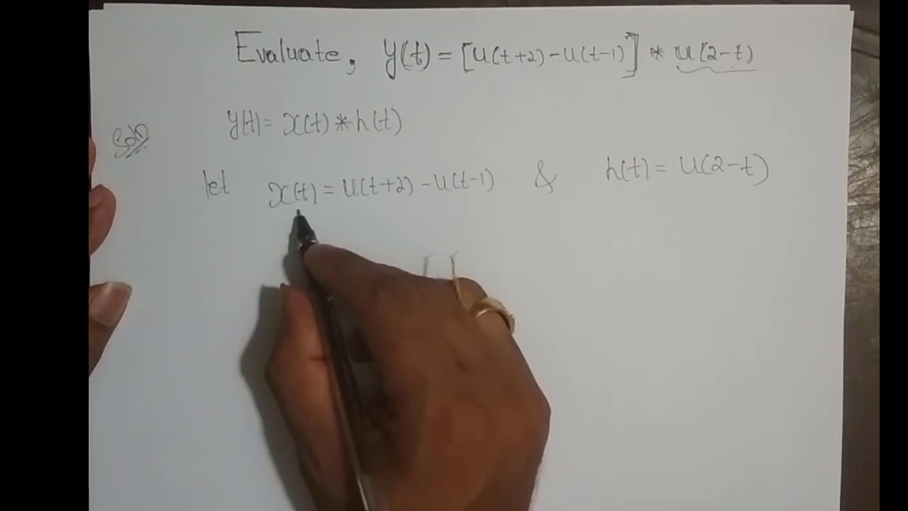 M2L41 - Convolution Integral - Problem 4