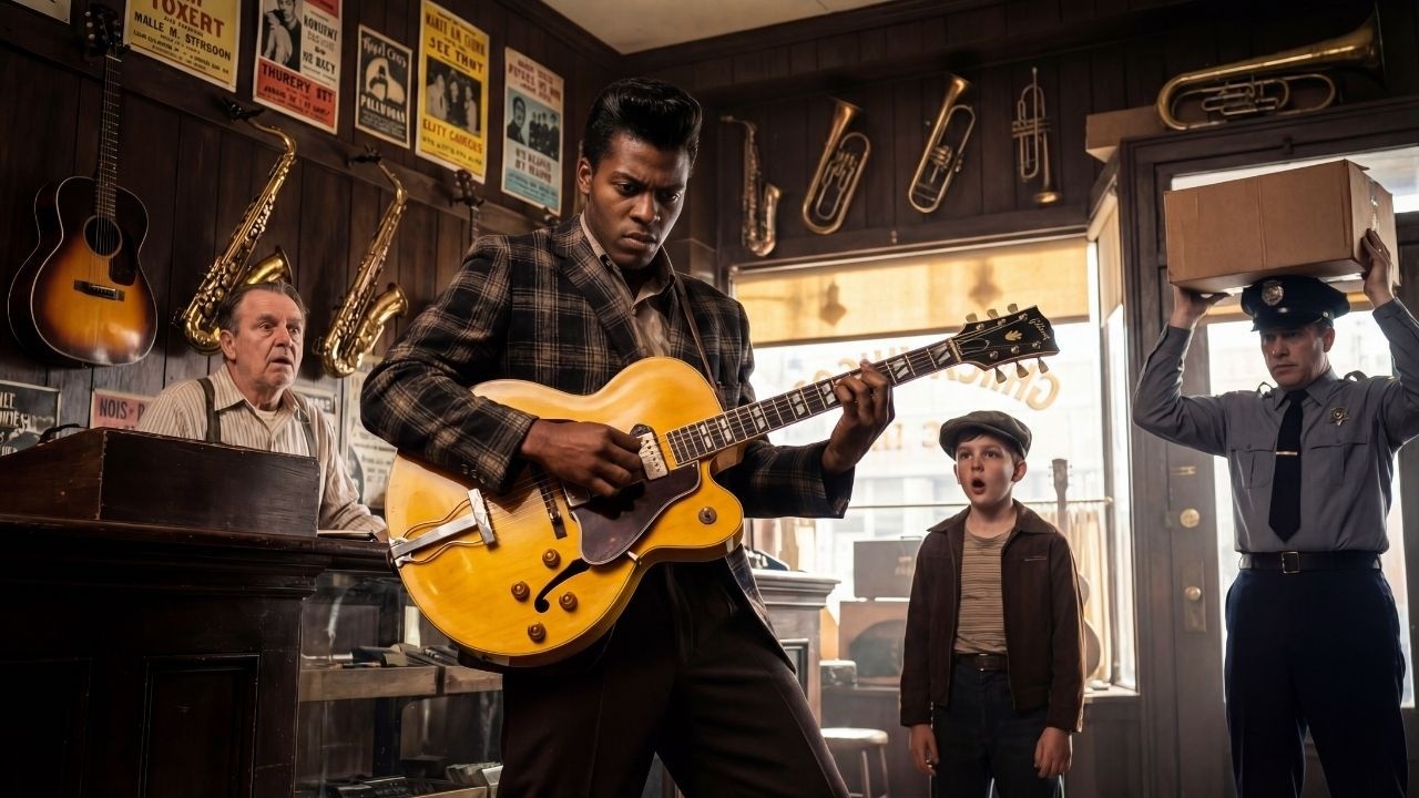 Store owner said “Don’t touch”—Chuck Berry played anyway, what happened next changed music forever!