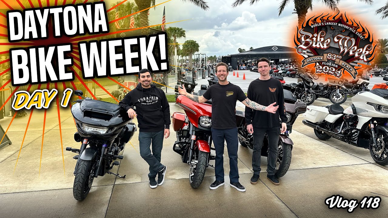 We Went to Florida for the 83rd Daytona Bike Week! (Day 1) - Vlog 118