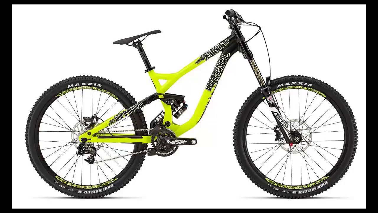 Commencal downhill bikes evolution 2001-2018