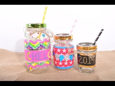 Duct Tape Mason Jars | ArtSkills Tape Trendz (TM)