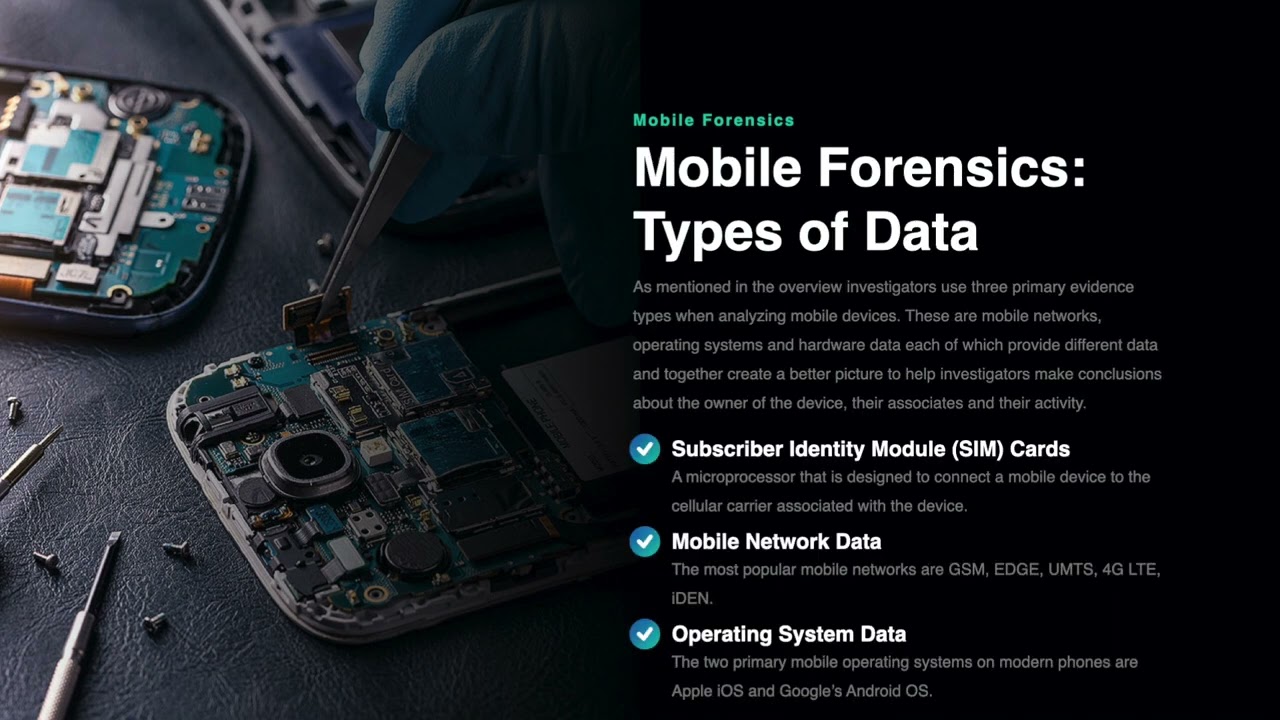 Mobile Forensics