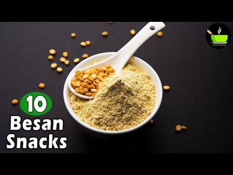 10 Best Besan Recipes | Easy 10 Besan Recipes| Gram Flour Recipes