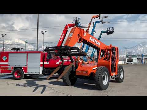 SOLD Telehandler Forklift 2006 Skytrak JLG 6042 4x4x4 6,000 LB 42' Telescopic FOR SALE $45,000