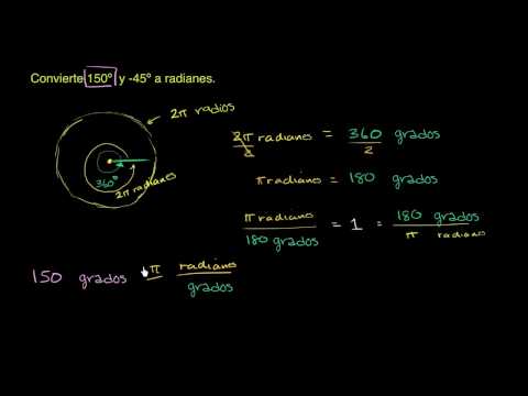 Grados a radianes (video) | Trigonometría | Khan Academy