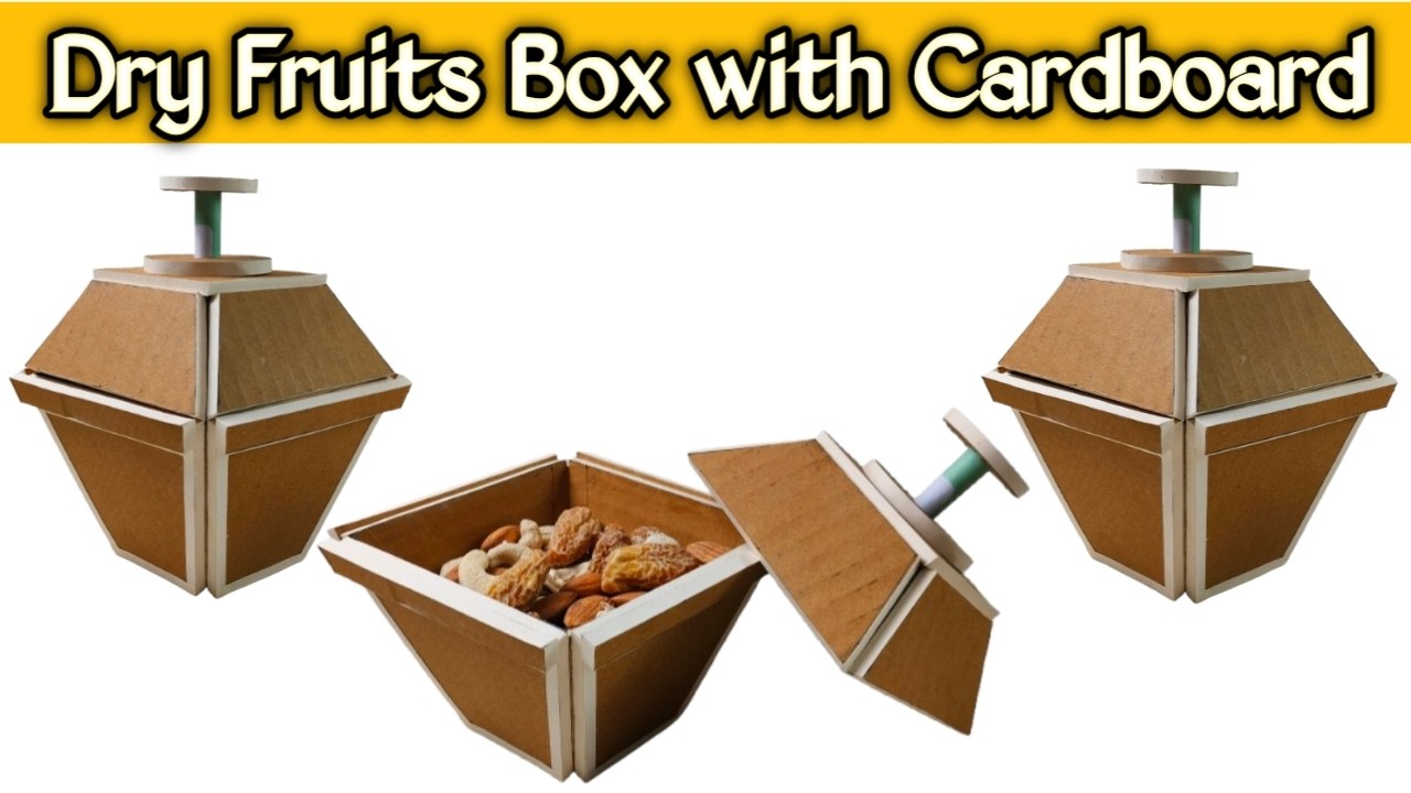 Dry Fruits Box with Cardboard | DIY Dry Fruits Box | Craft Ideas with Cardboard