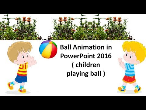 Children playing Ball Animation in PowerPoint – Orchids eLearning