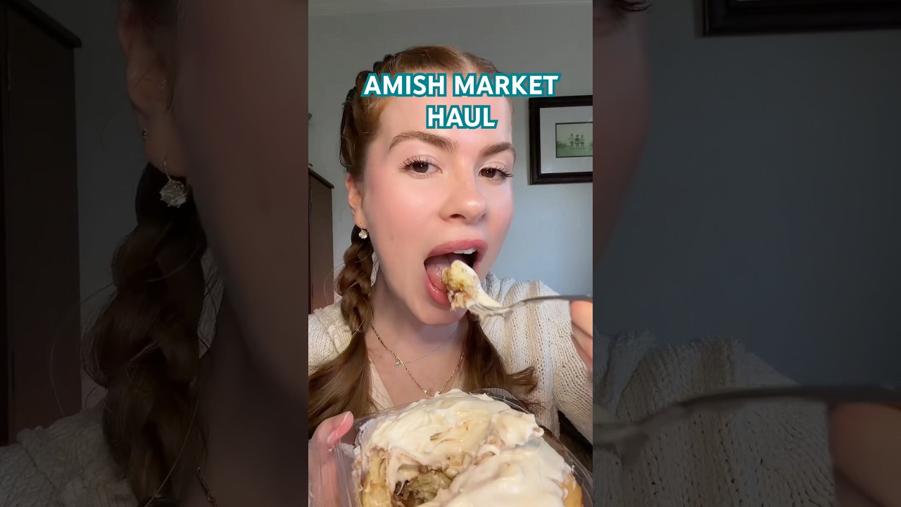 Trying random snacks from the Amish Market 🐴🌾👒 #snackreview #snackhaul #bakedgoods #amishcountry