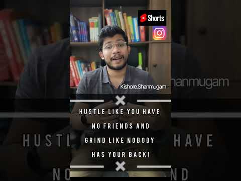 தமிழ் Quotes! "Hustle like You Have No Friends" | Tamil Motivational Quotes #shorts #Tamil