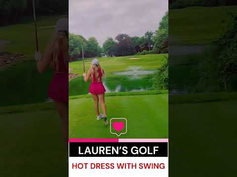 Golf Girl Lauren Woods: Hottest Golfer, Modeler And Instagram Influencer | Hot Swing with Hot Dress