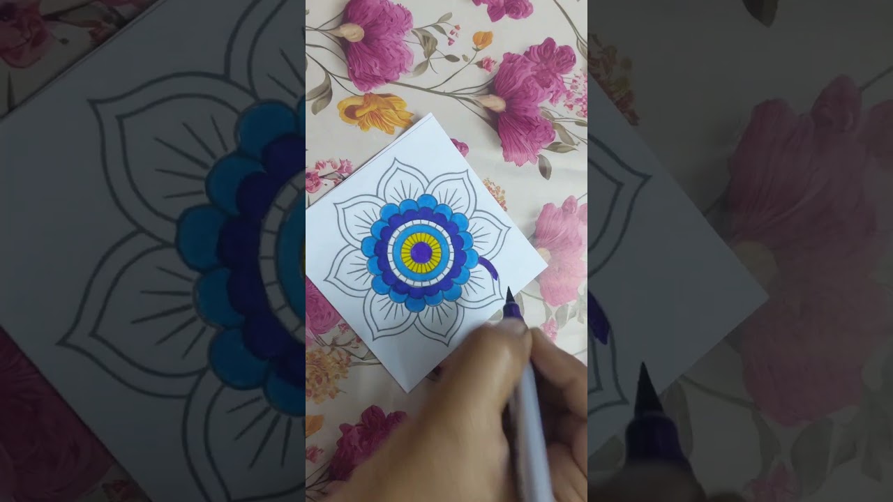 Colouring Pictures  #colorful  #colourfuldrawing #mandala #mandalacolouring #mandalacoloring