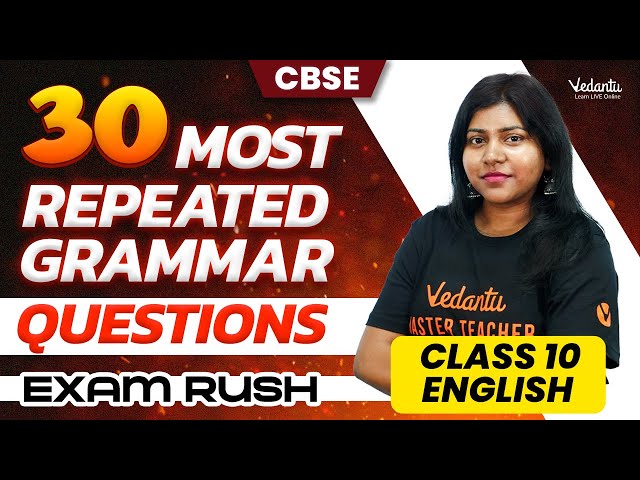 Mastering Common Grammar Questions for Class 10 English: A ...