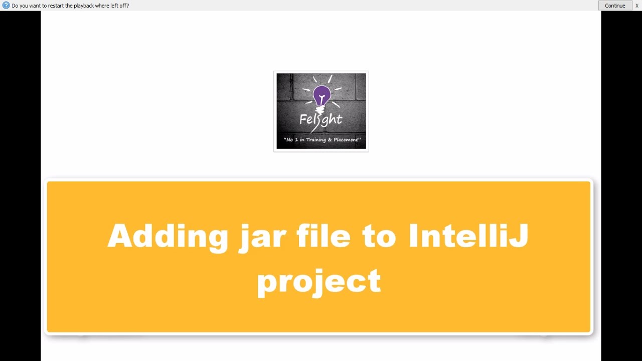 [ IntelliJ IDEA ] Adding jar file to IntelliJ project