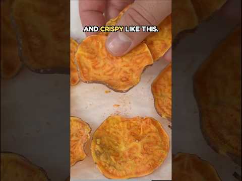 Microwave Magic: Crispy Sweet Potato Chips in Minutes!