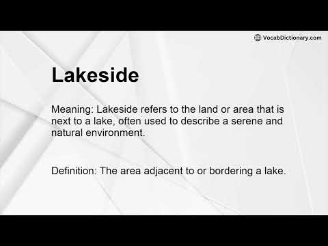 Lakeside Meaning