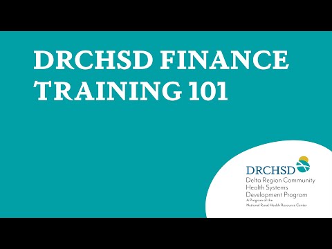 DRCHSD Finance Training 101