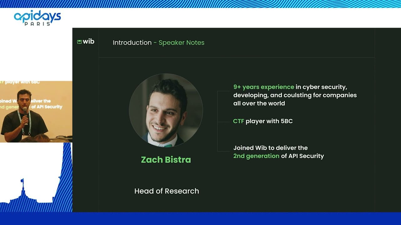 Apidays Paris 2022 - Hacking APIs for Fun and Profit by Zach Bistra