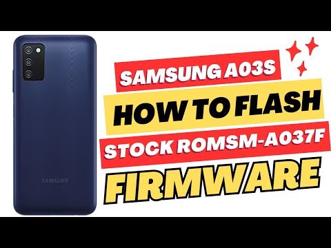 Samsung Galaxy A03S : Flash Stock ROM/Official Firmware with Odin - SM-A037F Stuck? Fix It !