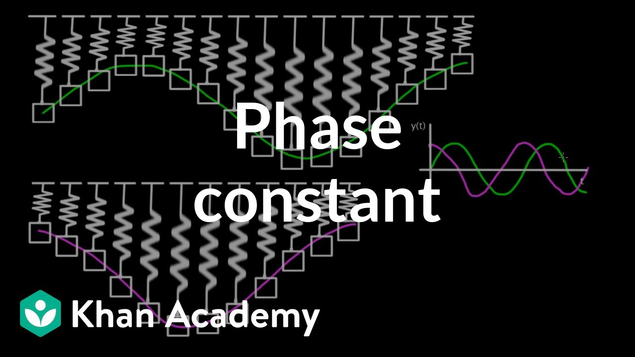 Phase constant | Physics | Khan Academy