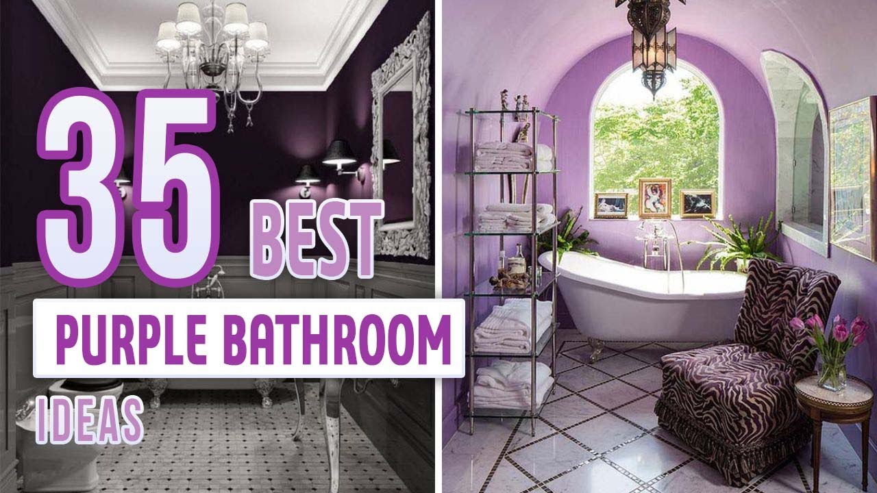 35 Best Purple Bathroom Ideas