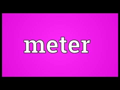 Meter Meaning