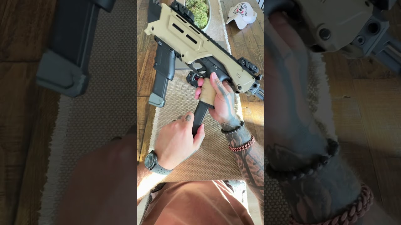 30 second MX-1 Glock Install. #glockfanatics #9mmpistol #glock43xmos #glock17gen5 #9mmgun #glock34