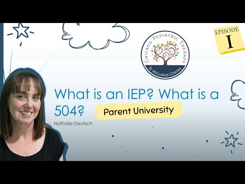 Parent U (2025) What is an IEP? - IEP Series Part I