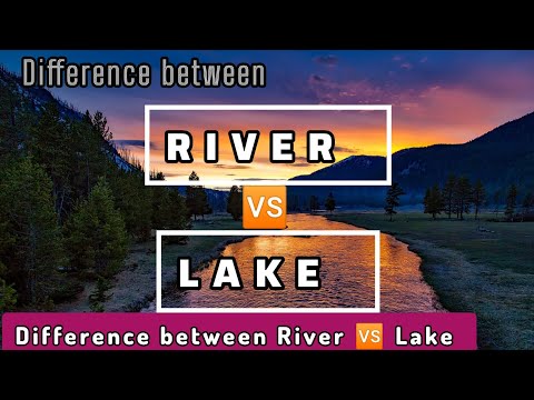 River vs lake Difference between Lake & river