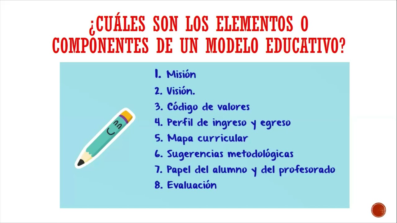MODELOS EDUCATIVOS ESTRUCTURA Y COMPONENTES