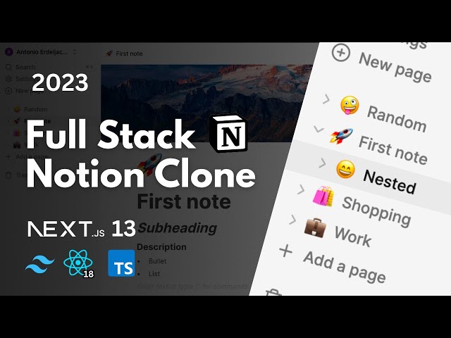 Building a Fullstack Notion Clone with Next.js 13 and Convex | Galaxy.ai