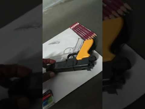 draw a 3d gun π€«π€«π€