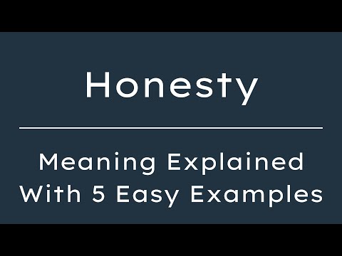 Honesty Meaning in English With 5 Example Sentences, Honesty Meaning in English