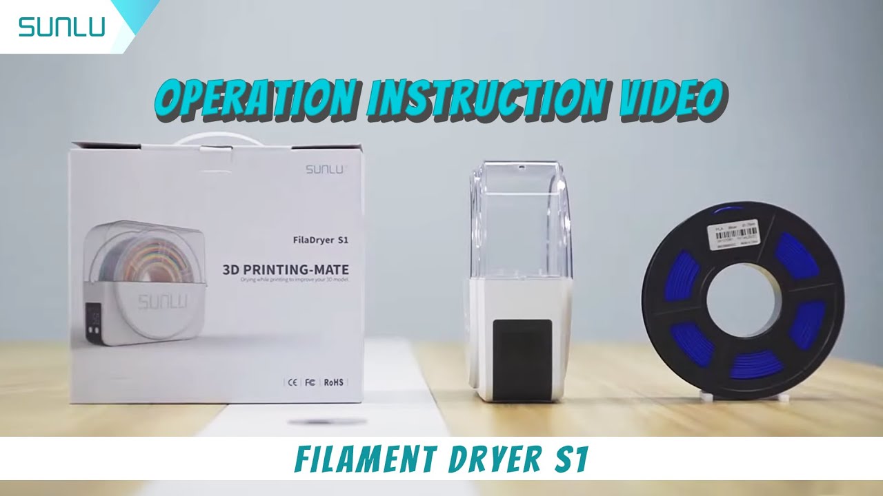 SUNLU FilaDryer S1 Plus - 3D Printer Filament Dryer Box