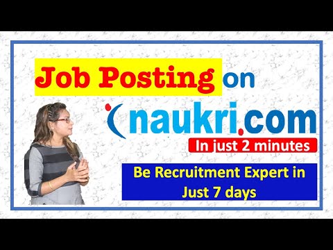 How to post a job on Naukri.com? | job posting tutorial |how to post a job | naukri.com tutorial