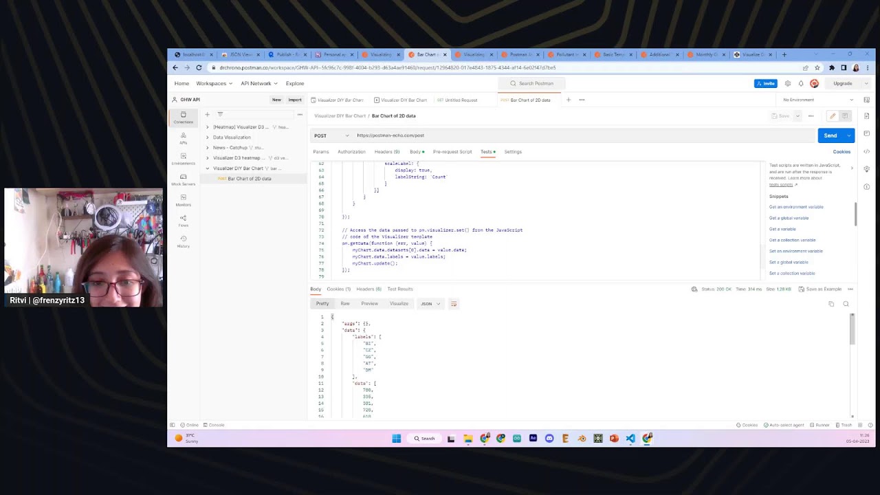 Using an API with Visualization - Global Hack Week April