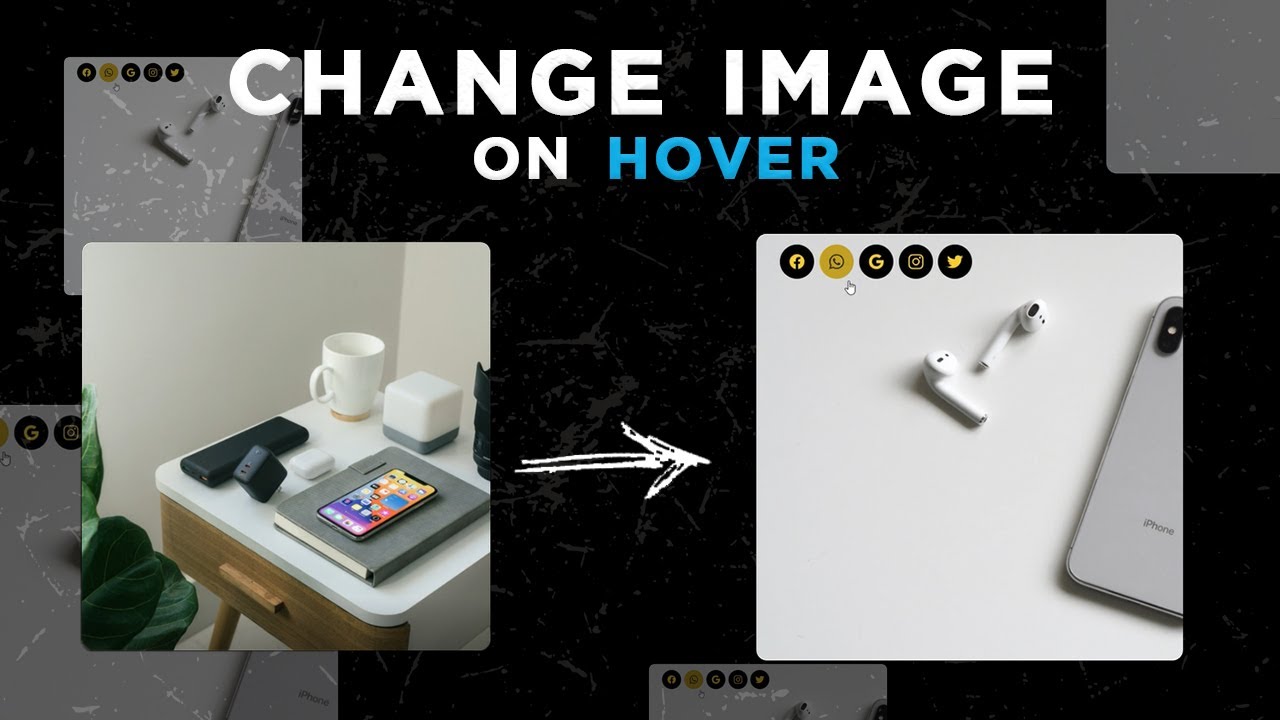 Change Image on hover with css only with source code || HTML AND CSS || Creative Networks