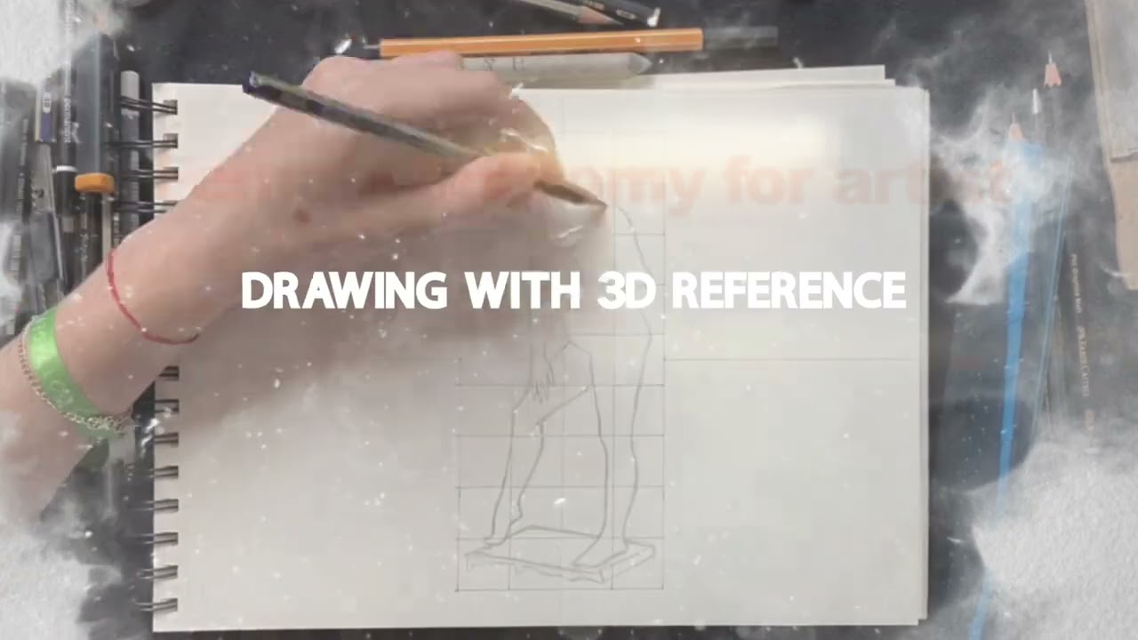 Drawing With 3D Reference | Timelapse