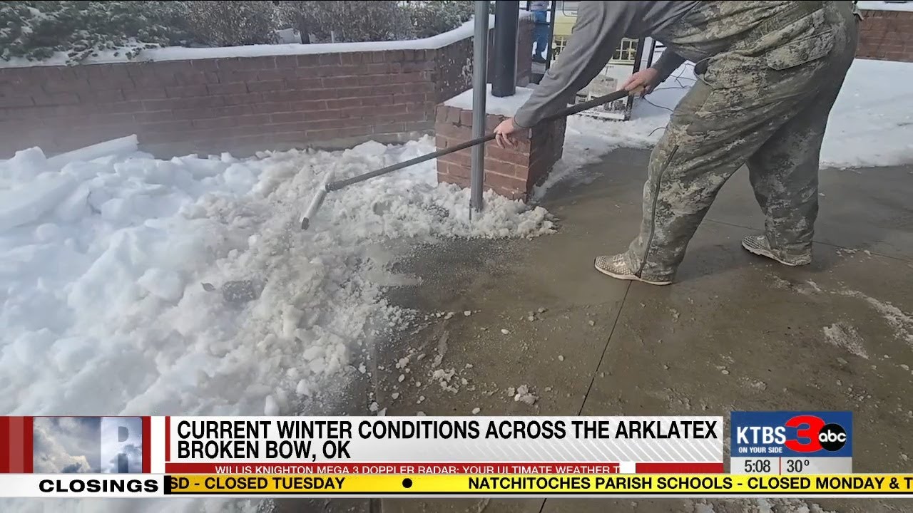 Current Winter Conditions in Broken Bow Ok