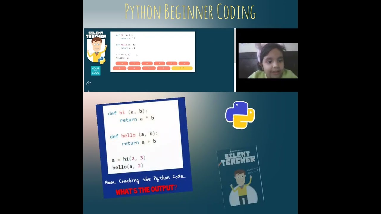 Crack the Code.....What's the output? Any Guesses? Python Coding Beginner projects Use of Functions