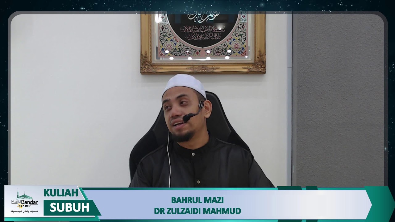 KULIAH SUBUH MASJID BANDAR ENSTEK PADA 7 DEC 2024