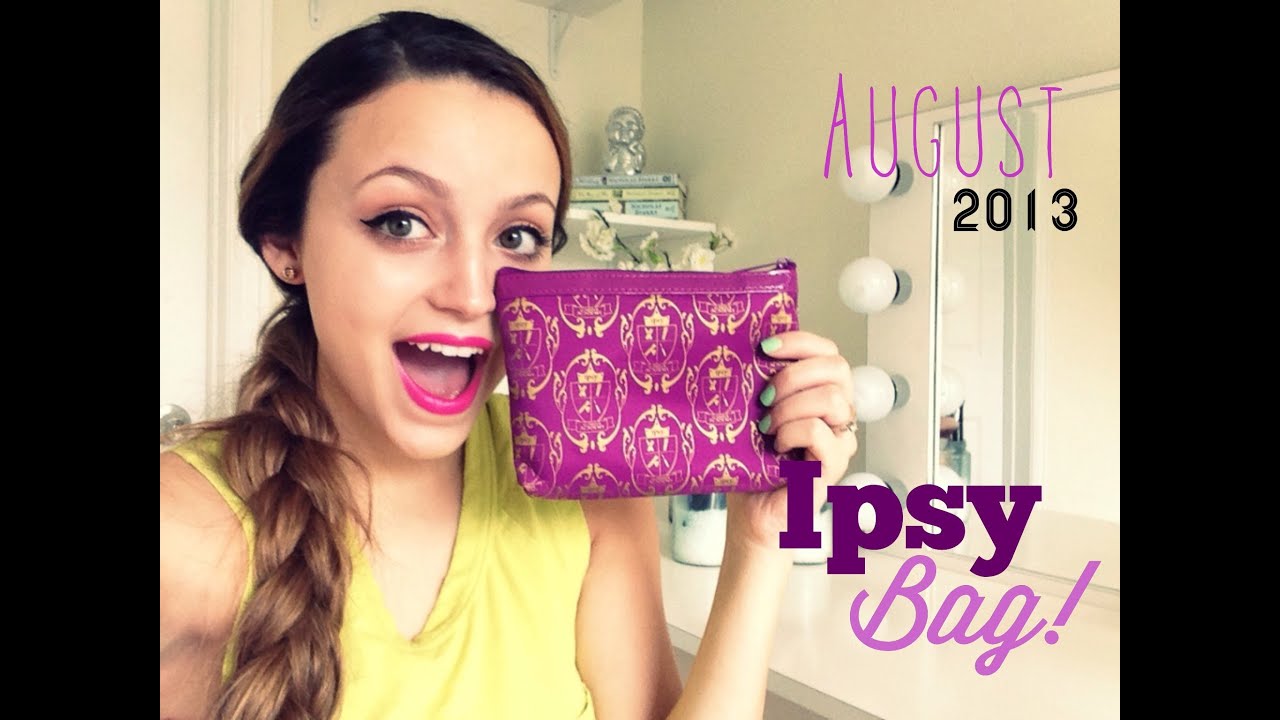 Unboxing- Ipsy Bag August 2013- First Impressions