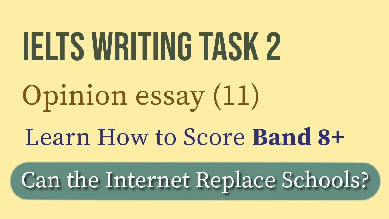 Can the Internet Replace Schools? | IELTS Writing Task 2 Band 8+ Sample Answer
