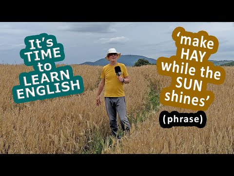 'Make Hay While the Sun Shines' - What does this phrase mean? - It's time to Learn English